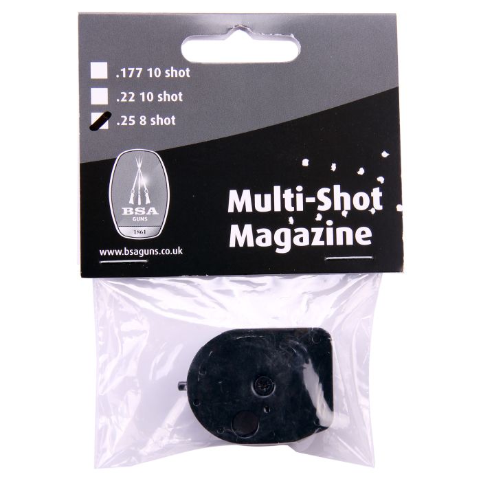 NEW BSA 8 Shot MAGAZINE .25 Scorpion Se Ultra Se & R10 PCP Air Rifles