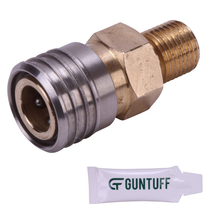 GT Foster Style Snap On Quick Fill Adaptor 1/8 BSP Threaded To Hose ...