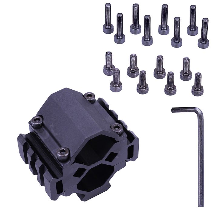 UTG Leapers Universal Tri Rail Barrel Mount Picatinny / Weaver Laser ...