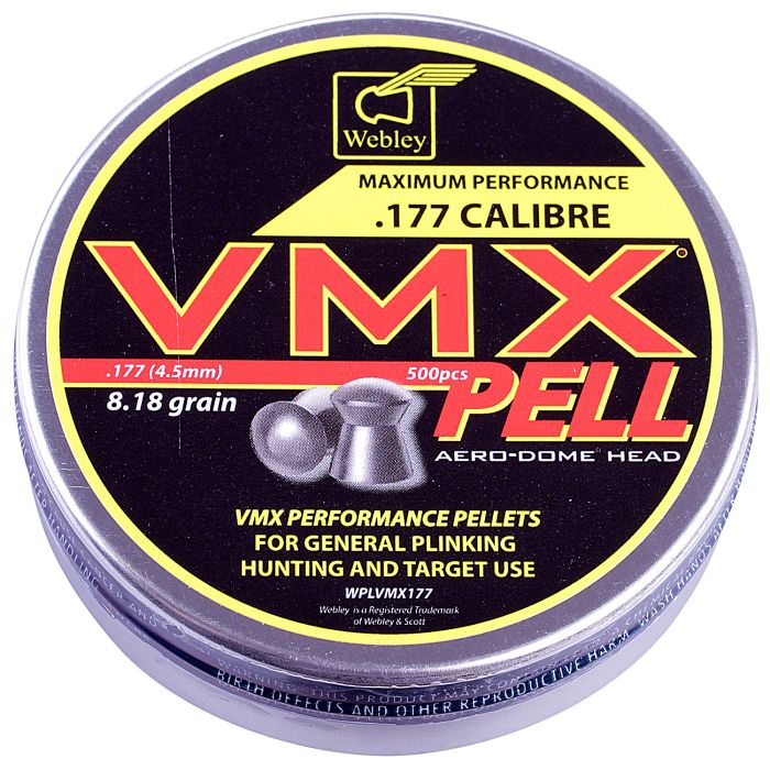 Webley VMX Airgun Pellets .177